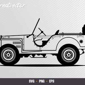 Bantam Reconnaissance Car 1940 SVG PNG EPS | Etsy