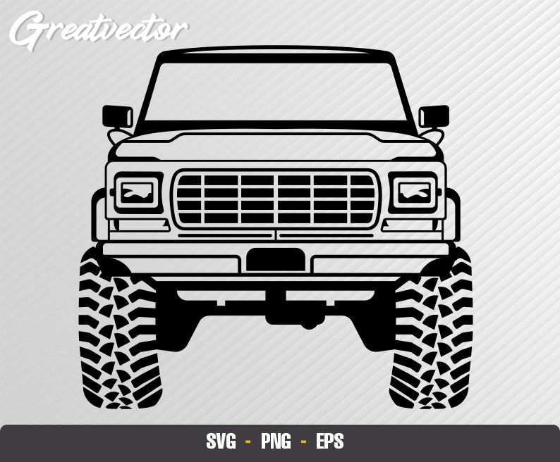 1979 Pickup Truck SUV F 100 Vector F150 Pickup Car | Etsy