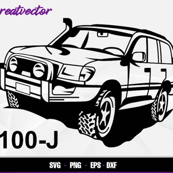 Land Cruiser Svg - Etsy Australia