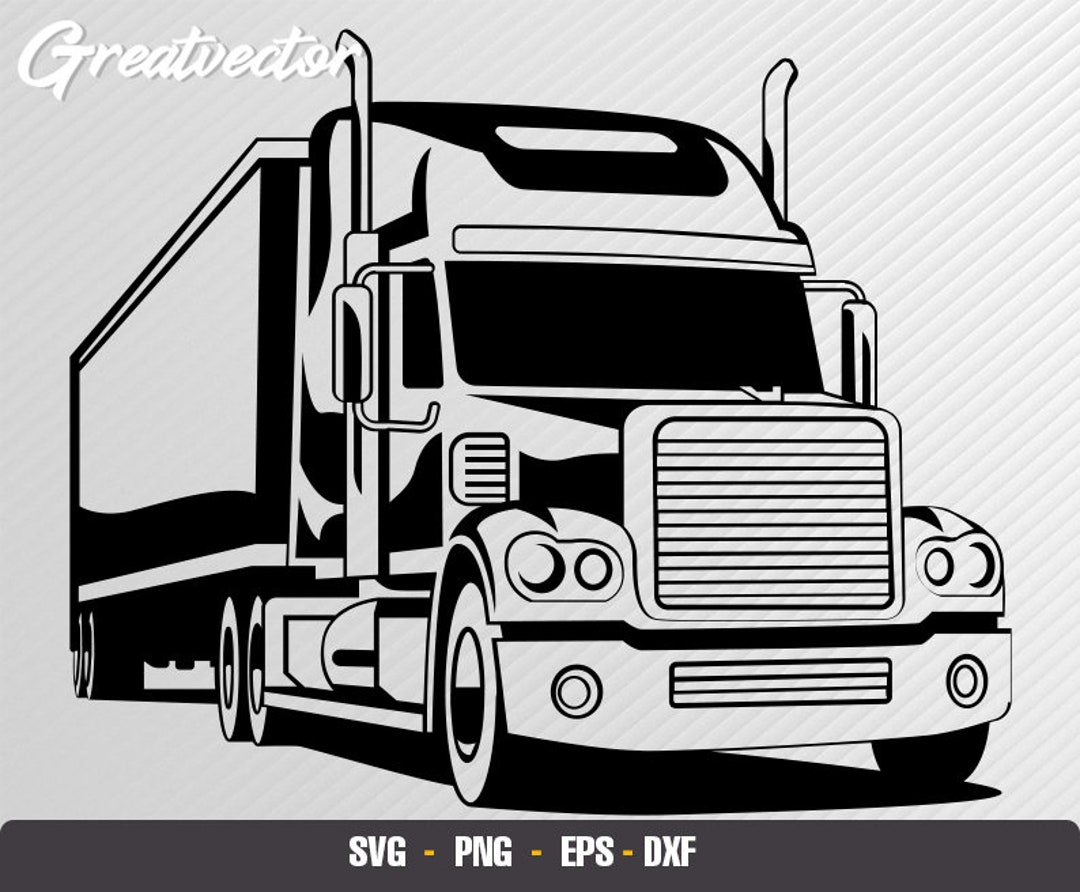 Freightliner Coronado L EPS - SVG - PNG - Dxf L Vector Art - Etsy
