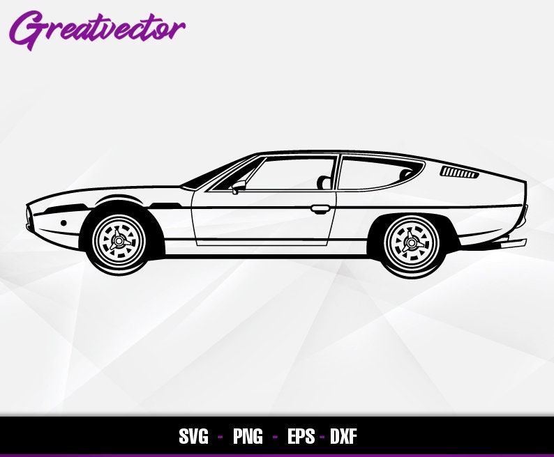 1968-1978 Lambo Espada L EPS SVG PNG Dxf L Vector Art - Etsy