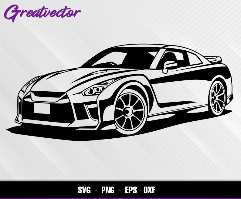 Gt-r 2022 L EPS SVG PNG Dxf L Vector Art - Etsy UK