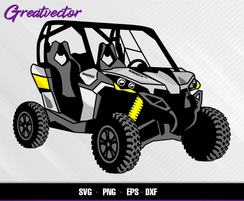 Can-am Maverick X3 Utv L EPS SVG PNG Dxf L Vector Art - Etsy Hong Kong