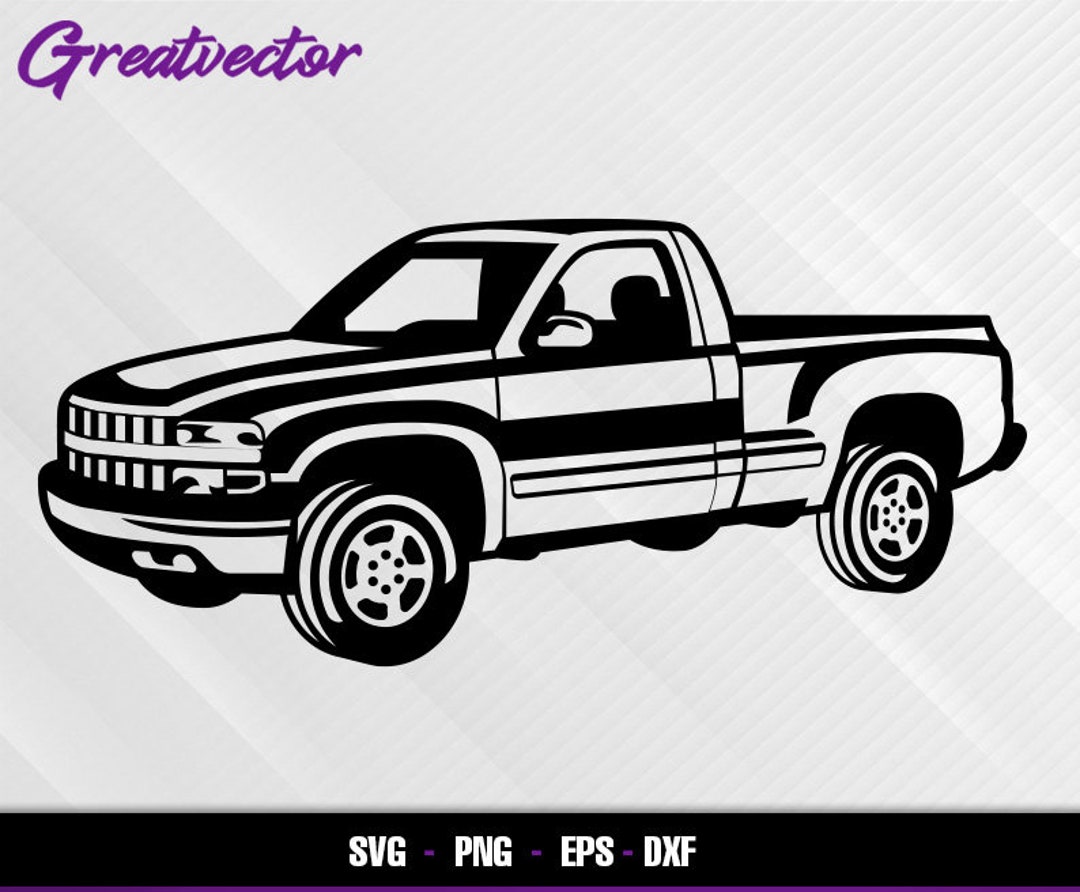 2000 Silverado Pickup L EPS - SVG - PNG - Dxf L Vector Art - Etsy