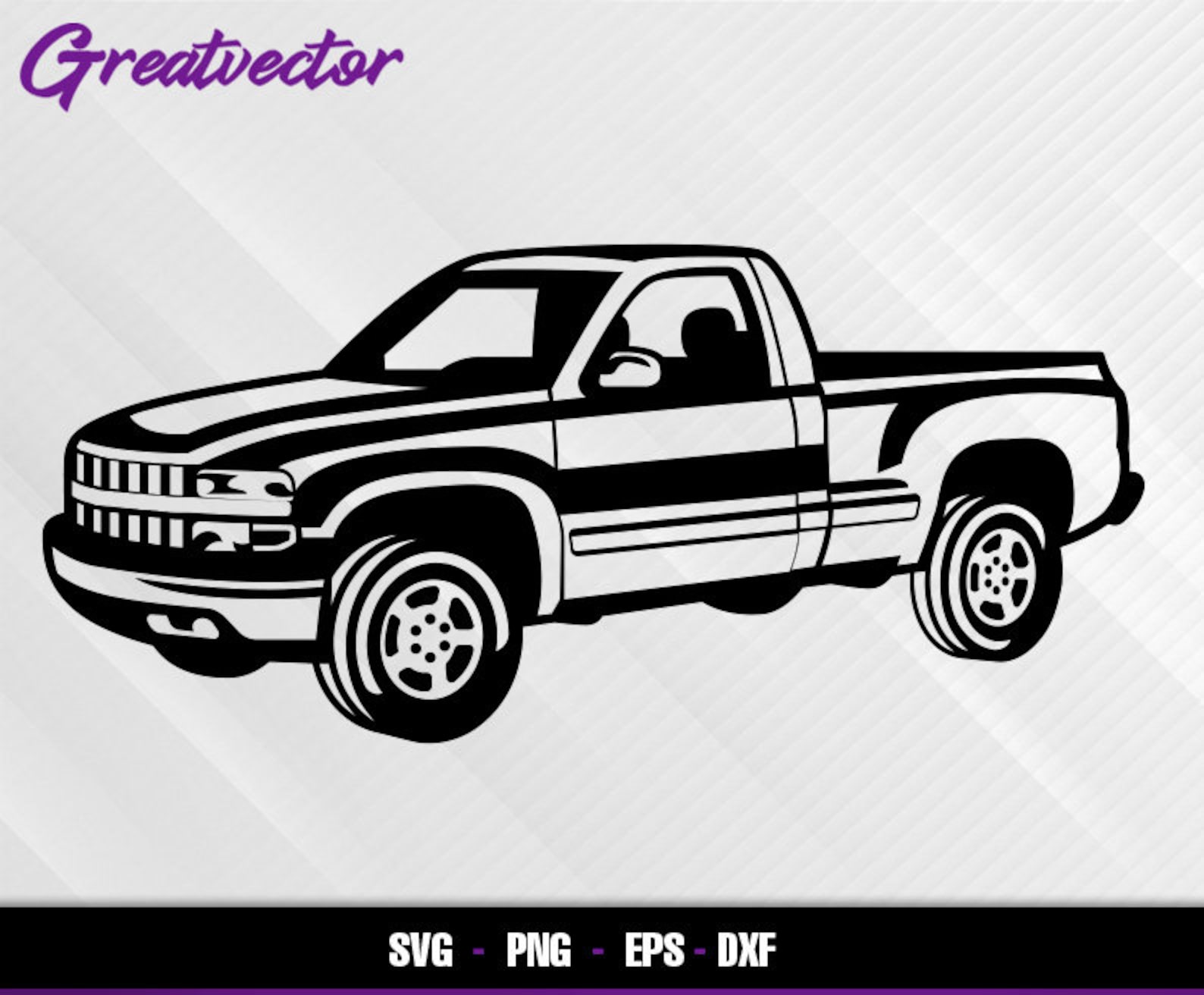 2000 Silverado Pickup L EPS - SVG - PNG - Dxf L Vector Art - Etsy