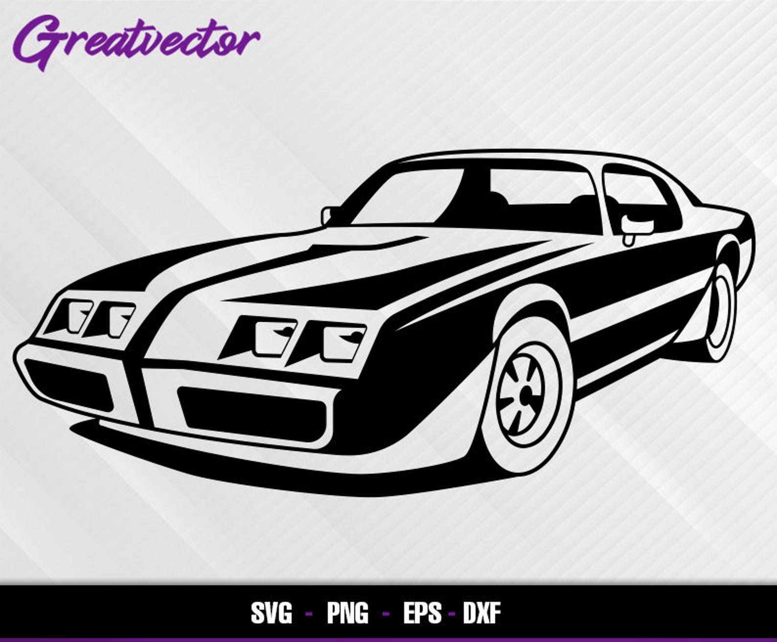 1980 - 1981 Pontiac L EPS - SVG - PNG - Dxf L Vector Art - Etsy