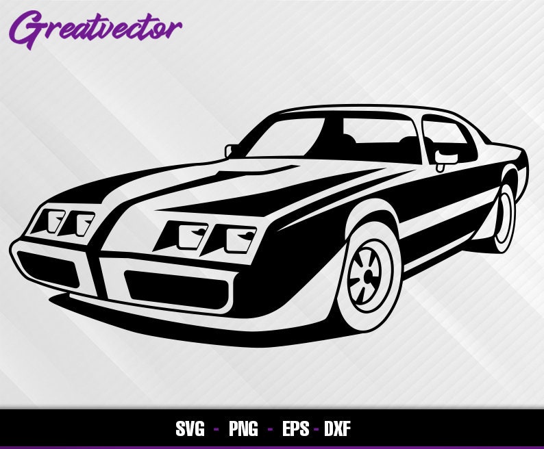 1980 - 1981 Pontiac L EPS - SVG - PNG - Dxf L Vector Art - Etsy