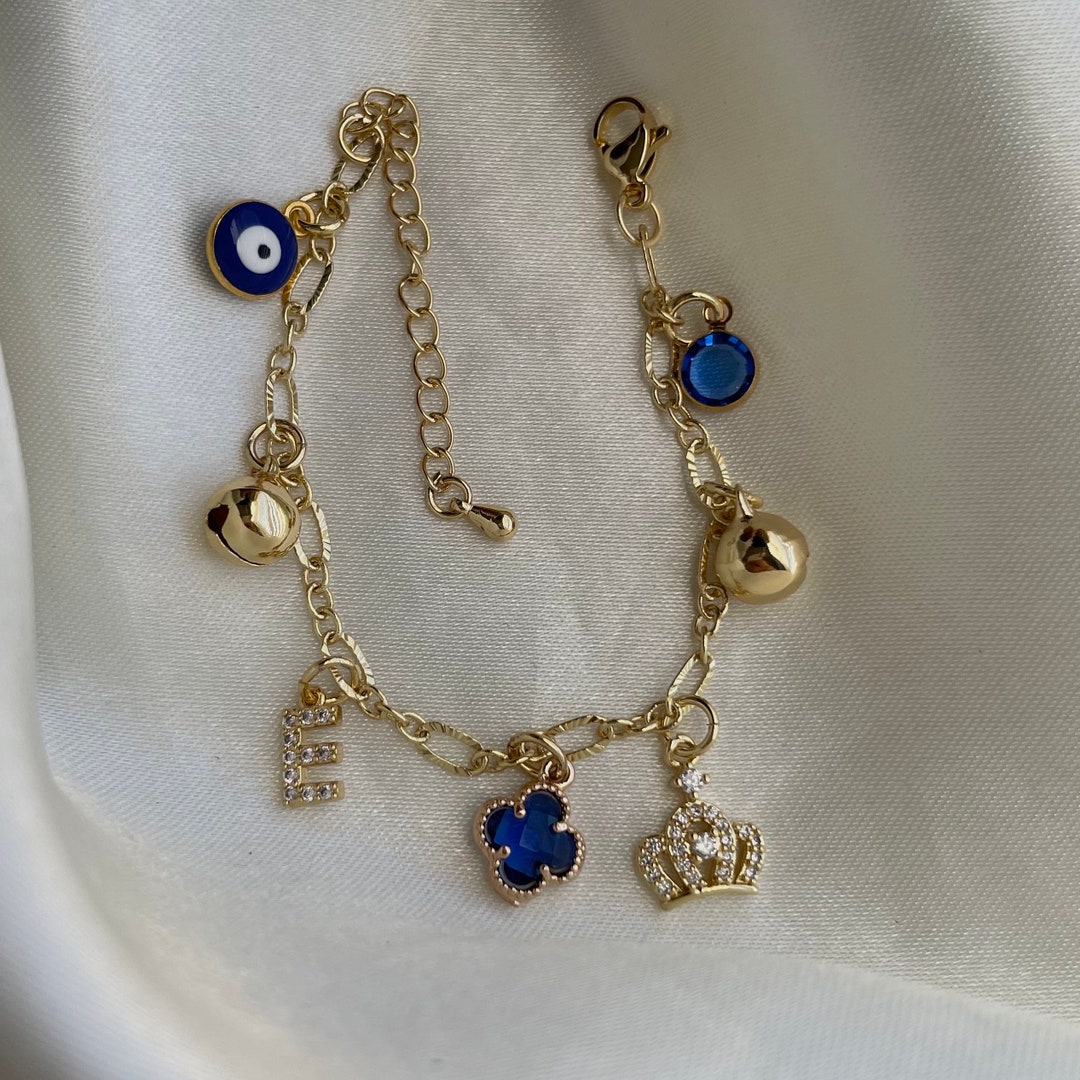 Customized Charm Bracelet, Personalized Bracelet for Girls and Women ...