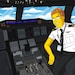 Custom Simpsons Airline Pilot Portrait From Photo Yellow | Etsy
