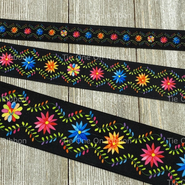 Mexican Floral Ribbon - Etsy