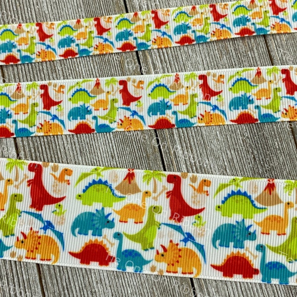 Dinosaur Ribbon - Etsy