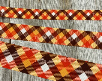 Fall Plaid Ribbon - Etsy