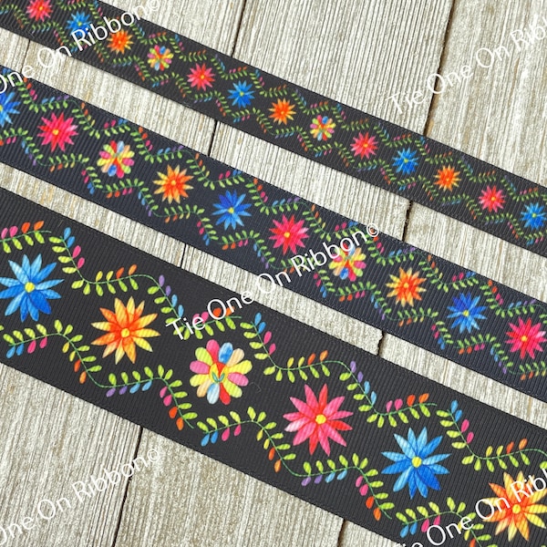 Mexican Floral Ribbon - Etsy