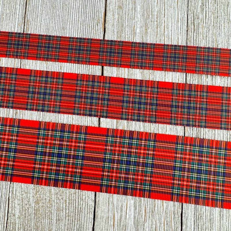 Tartan Ribbon Grosgrain - Etsy