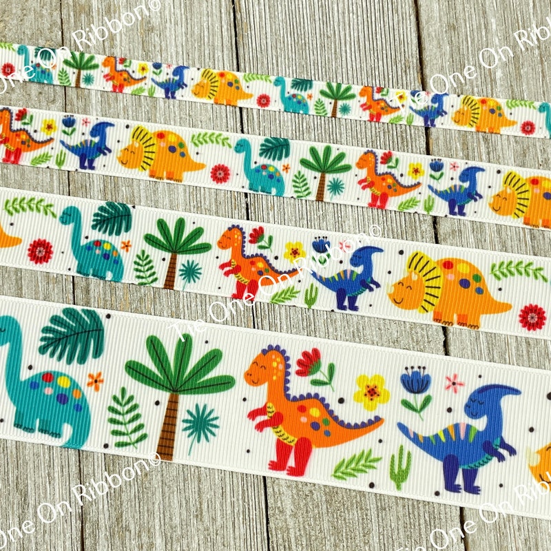 Dinosaur Ribbon - Etsy