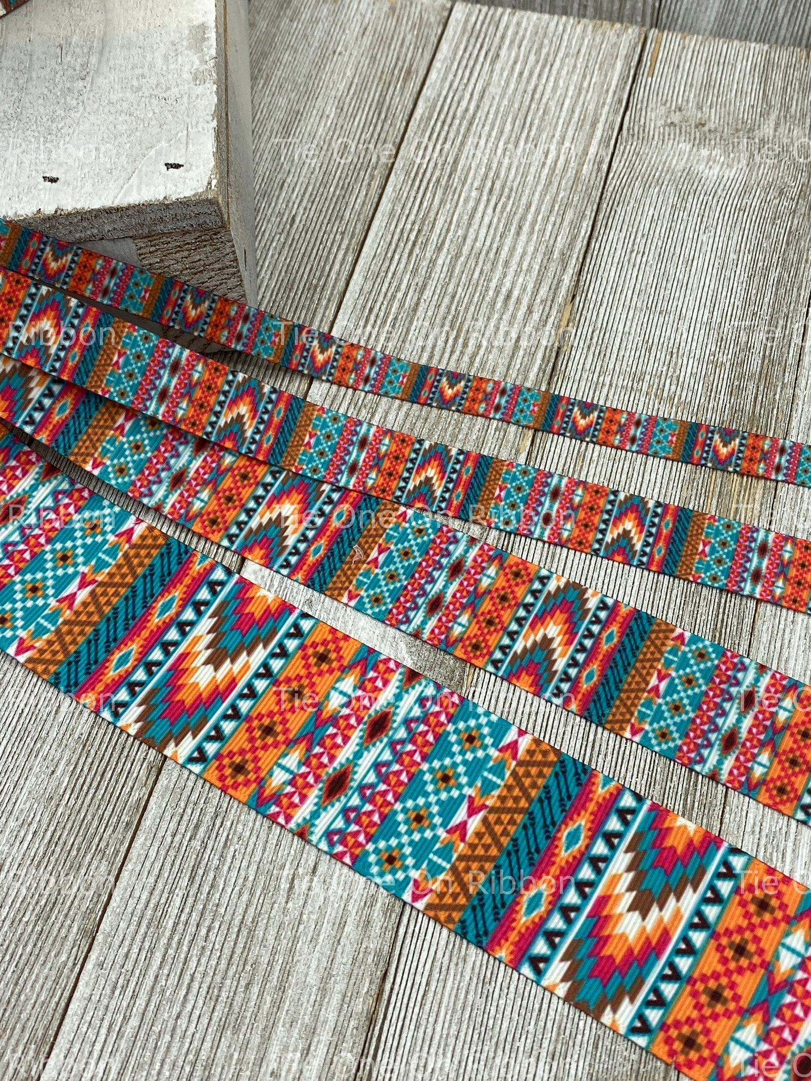 Southwest Aztec Tribal Stripes Printed Grosgrain Ribbon 3/8 - Etsy