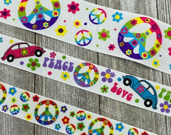 Peace Sign Ribbon - Etsy