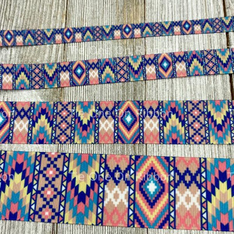 Navy Aztec Print Fabric - Etsy