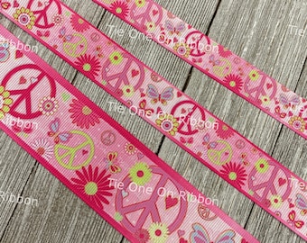 Peace Sign Ribbon | Etsy