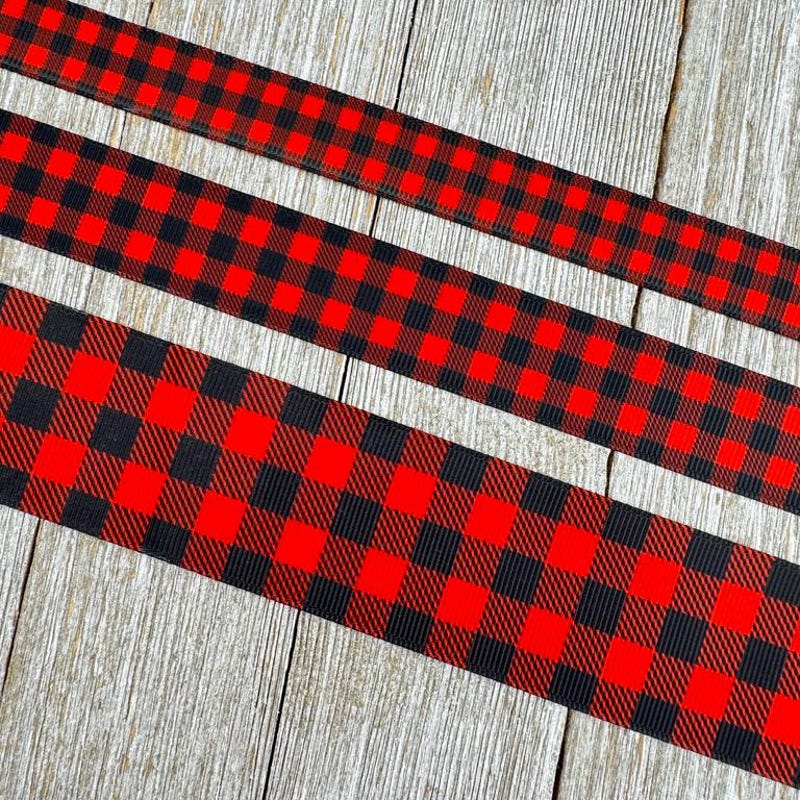 Buffalo Plaid 3 Ribbon - Etsy