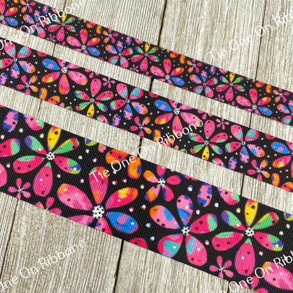 Flowers Ribbons Bow - Etsy