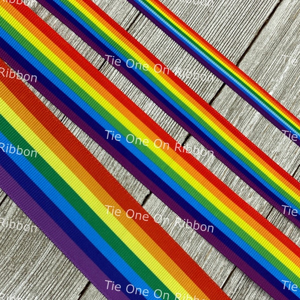 Rainbow Ribbon - Etsy