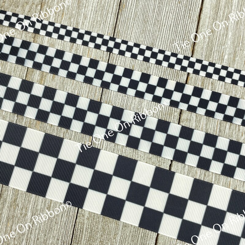 Checkered Ribbon - Etsy