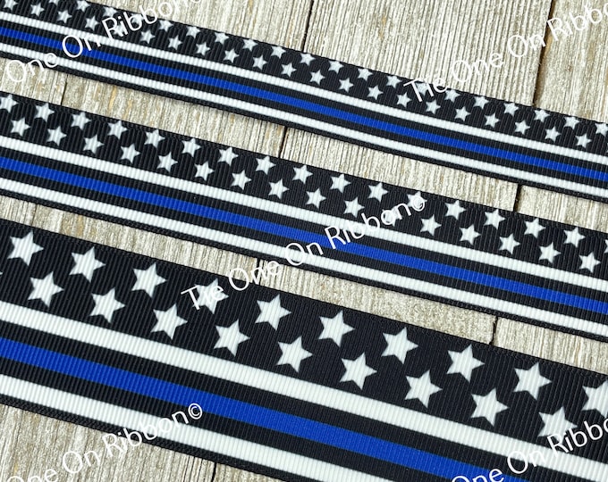 Police Ribbon & Sign Sets Wired Ribbon Blue, Gray, or White Ribbon ...