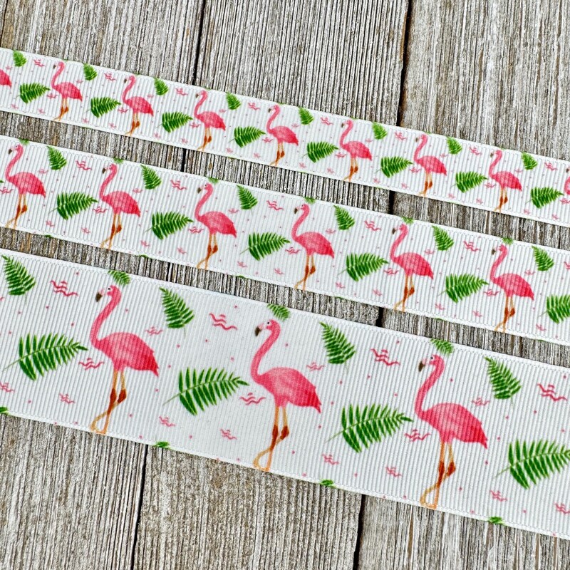 Flamingo Ribbon Wired - Etsy