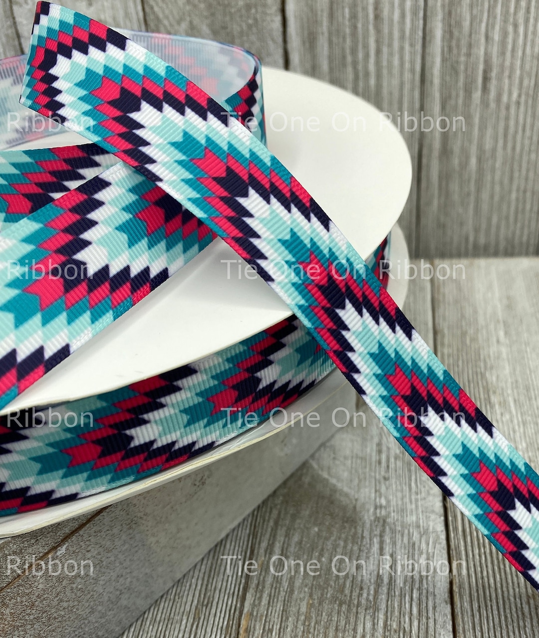 Southwest Stripes Printed Grosgrain Ribbon 7/8 Sewing Crafting Decor ...