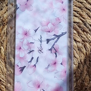 Personalized Dashboards for Zippered Envelopes, Cherry Blossom Design ...