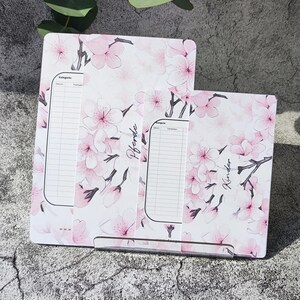 Personalized Dashboards for Zippered Envelopes, Cherry Blossom Design ...