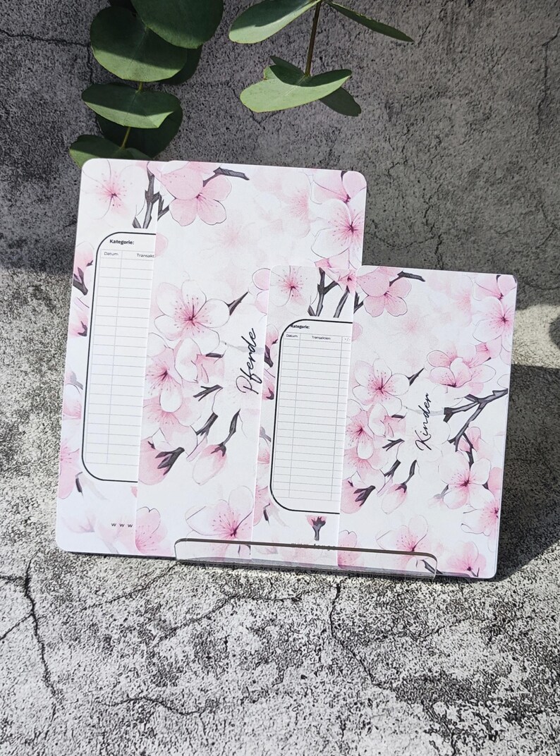 Personalized Dashboards for Zippered Envelopes, Cherry Blossom Design ...