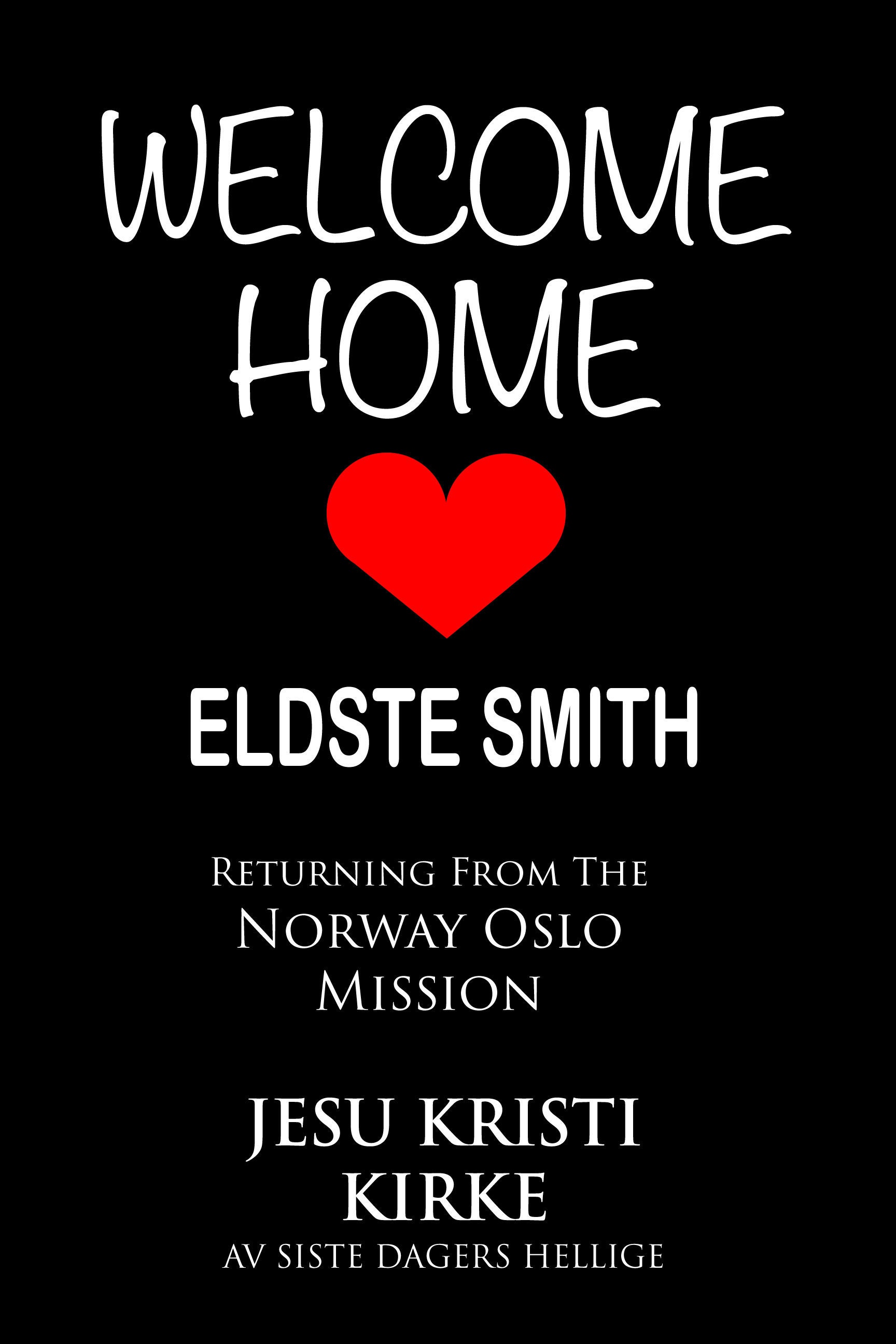 LDS Missionary Welcome Home Sign - Etsy