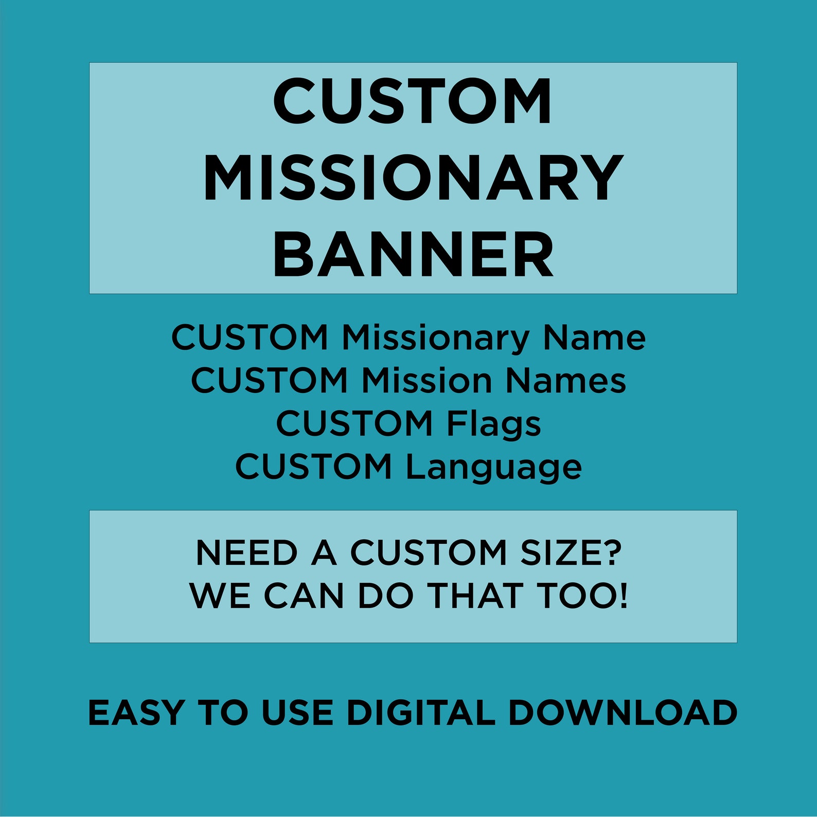 LDS Missionary Welcome Home Banner Sign Custom and - Etsy