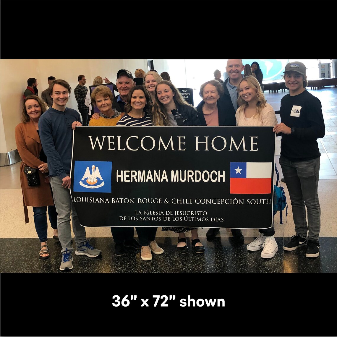 LDS Missionary Welcome Home Banner Sign Custom and | Etsy