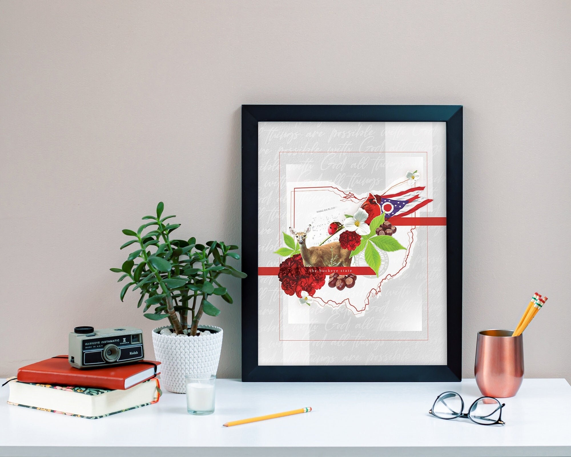 OHIO State Symbols Printable *DIGITAL DOWNLOAD* + "the Buckeye State ...