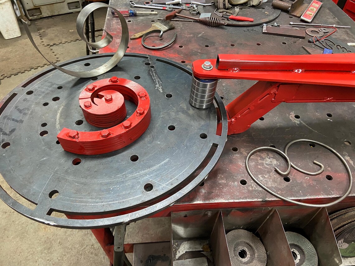 Metal Bender ,scrol Bender , Dxf Files, Plans, - Etsy