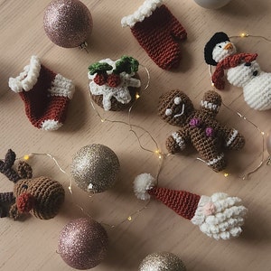 Crochet Pattern | Rudolph Christmas Tree Decoration | PDF File Only - Etsy