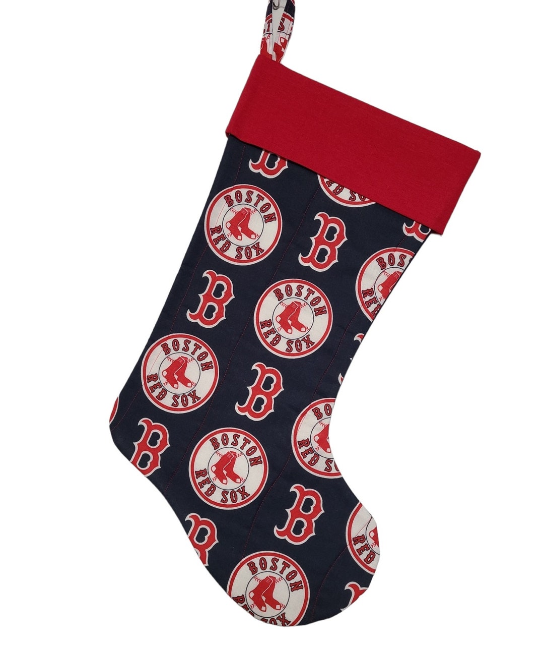 Boston Red Sox Quilted Christmas Stocking - Etsy