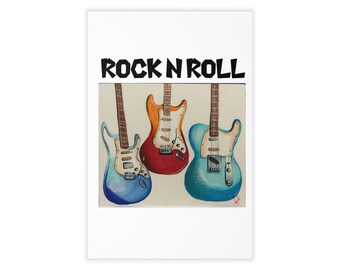 Rock N Roll Wall Decals - Etsy