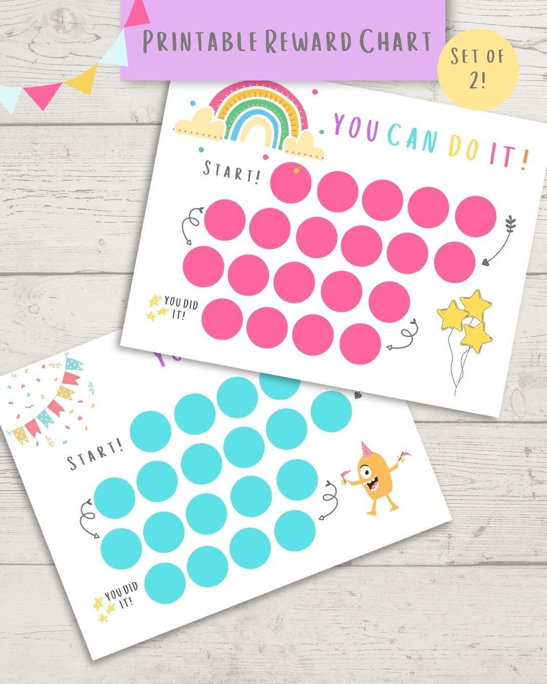 Printable Reward Chart, Rewards Chart for Kids, Toddle Reward Chart ...