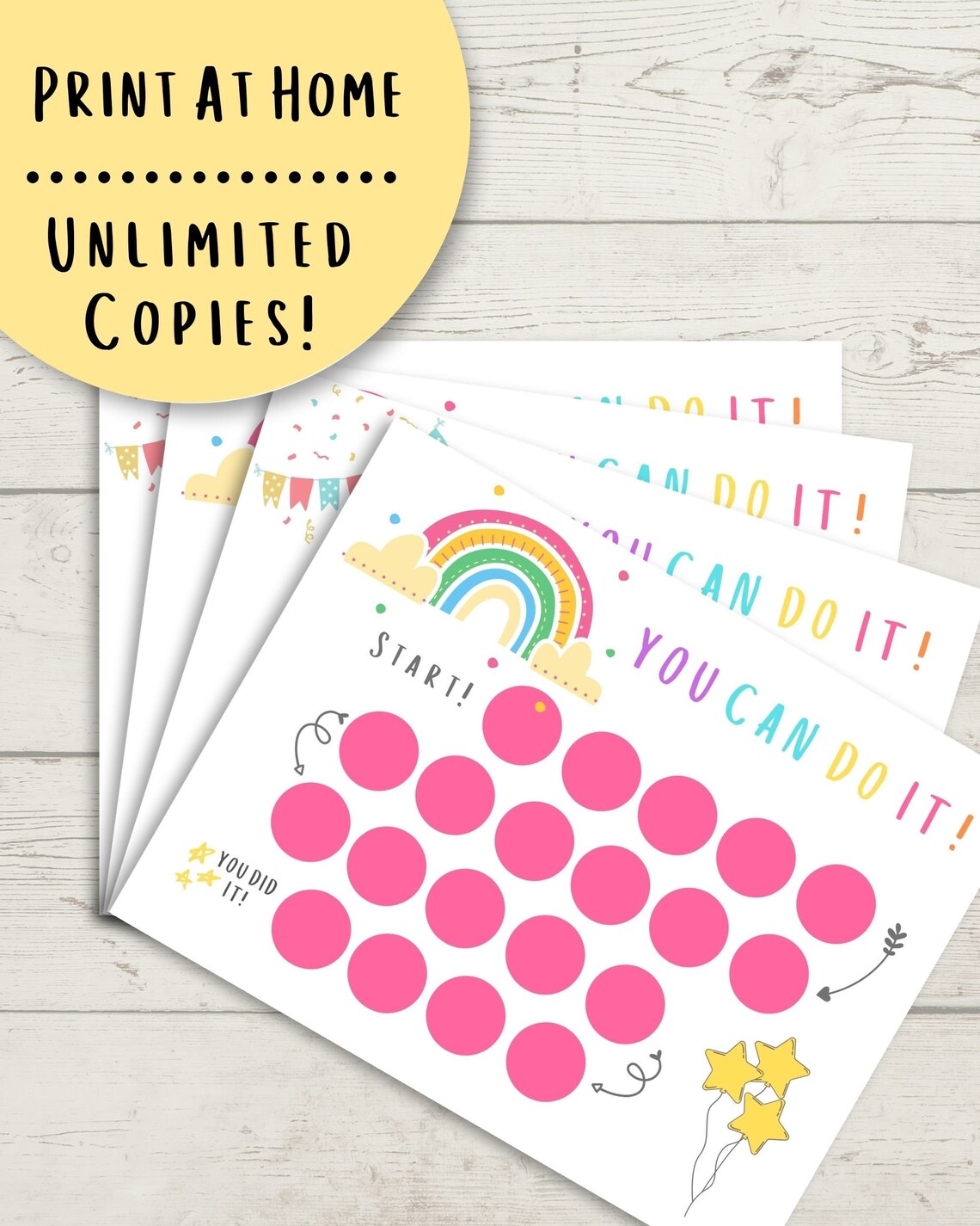 Printable Reward Chart, Rewards Chart for Kids, Toddle Reward Chart ...