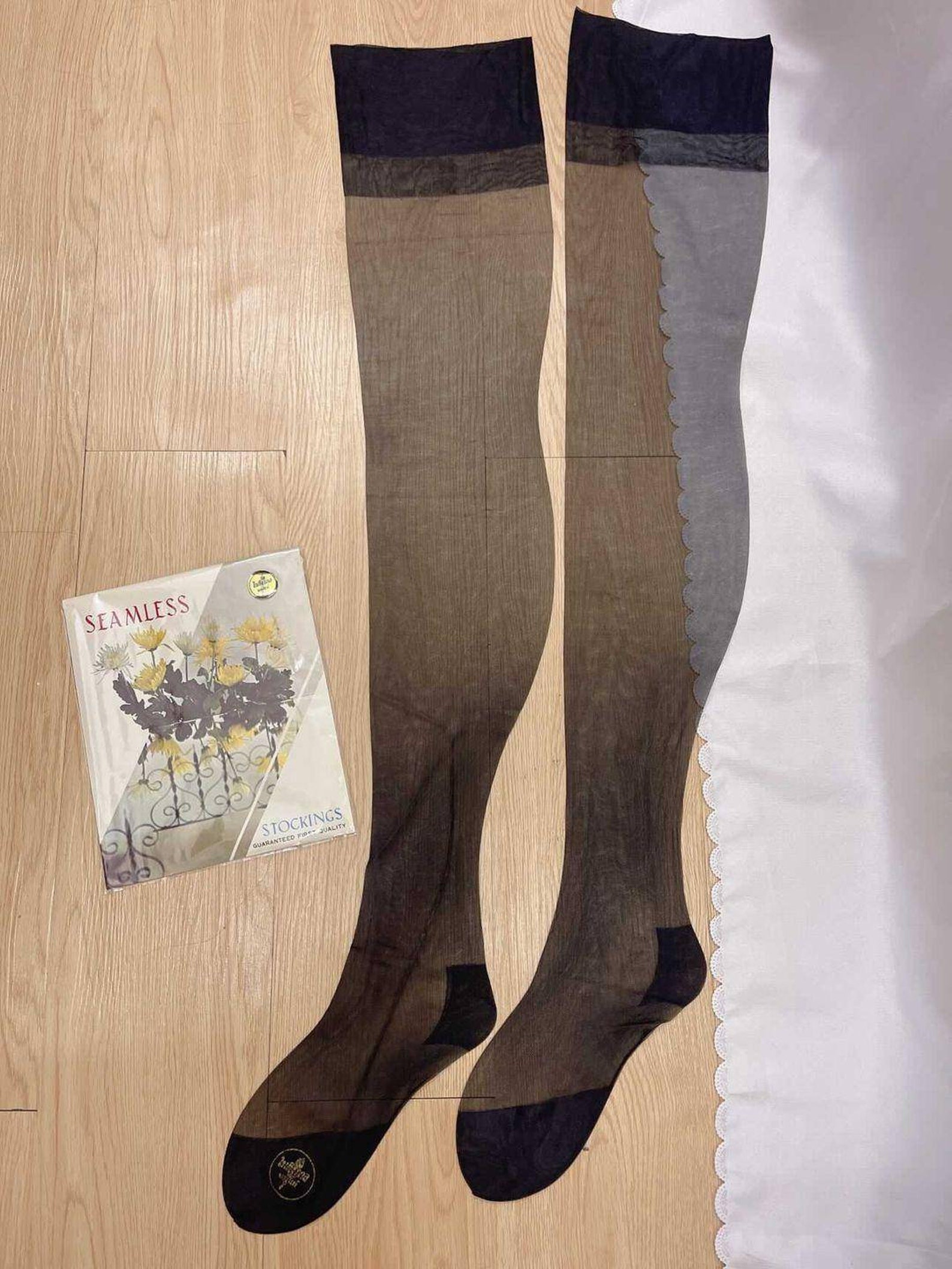 Black Nylon Stockings 23 / 24 Cm From Nightinggale Olympic, Bangkok 曼谷 ...