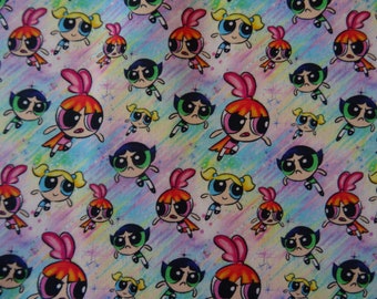 Powerpuff Girls Fabric | Etsy
