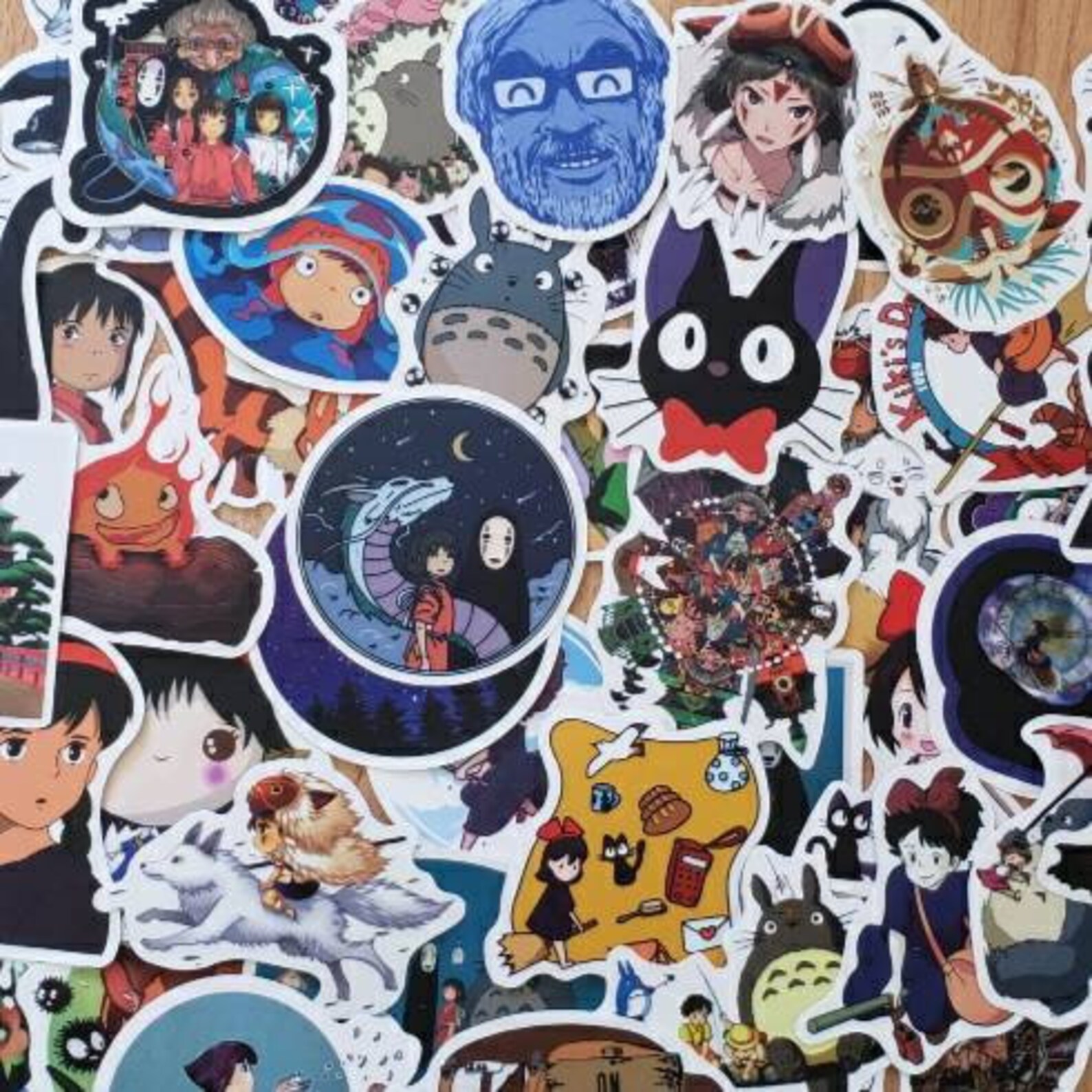17 or 20 Piece Sticker Set of Miyazaki's Studio Ghibli - Etsy
