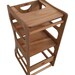 Learning Tower and High Chair Combo Natural Wood - Etsy