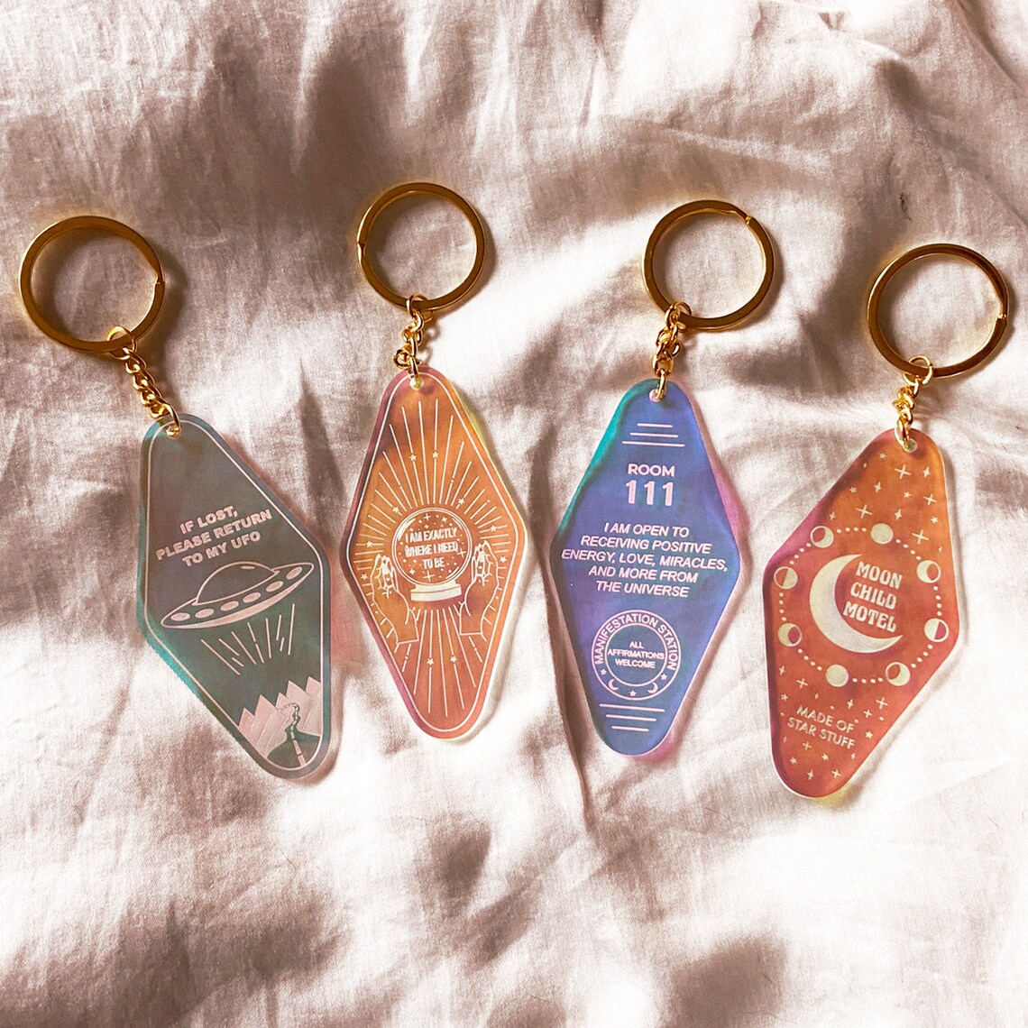 Affirmation Keychain Affirmation Cards Gifts for Her | Etsy