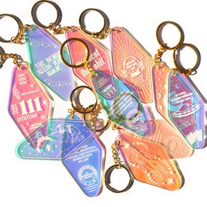 Keychain, 333, Cool Keychain, Aesthetic Keychain, Holographic Keychain ...
