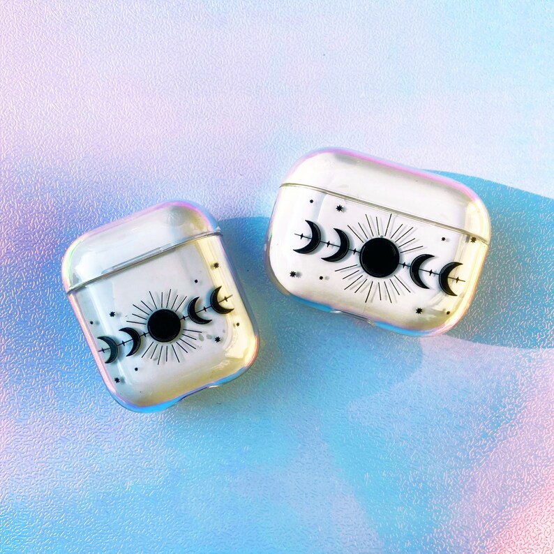 Moon Airpod Case Cute Moon Phases airpods Pro Case Durable | Etsy